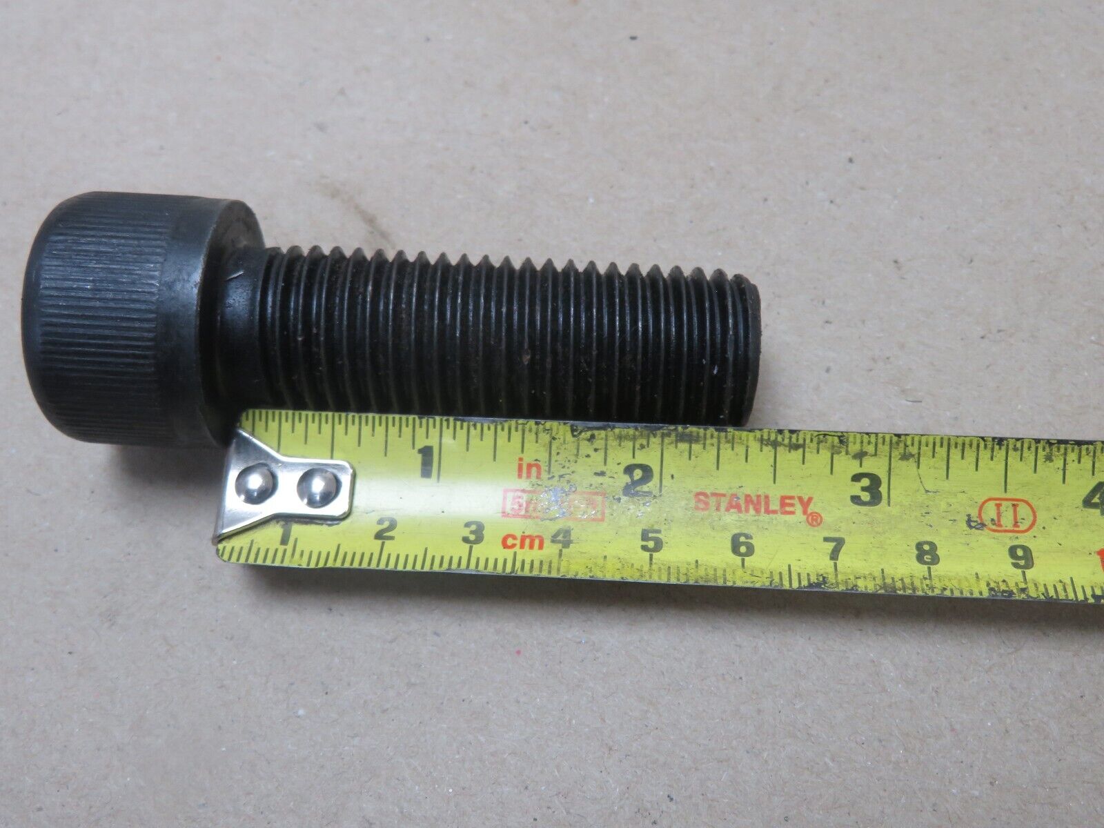 10x M22 x 60mm Long Grade 12.9 Self Colour Socket Head Cap Screw SHCS ...