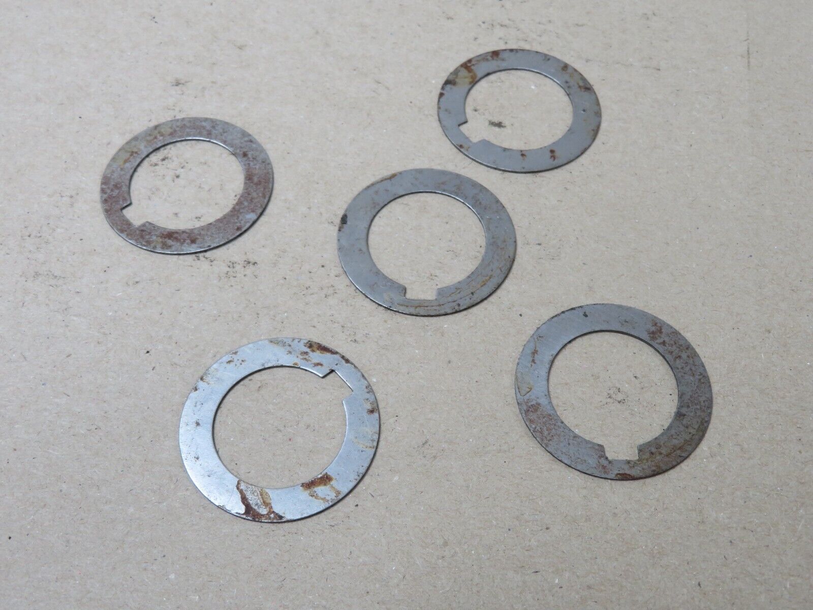 5x Horizontal Milling Arbor Spacer Shims 1″ Keyed Bore 70 Gauge 0.028 ...